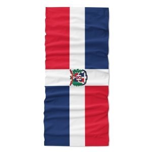 Dominican Republic Flag Face Bandana