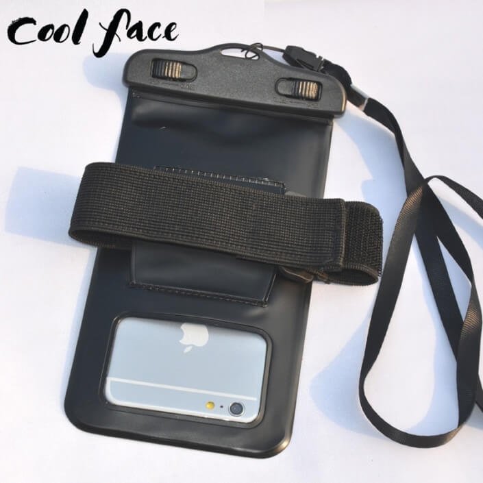 Phone Waterproof Case - Cool Face Soca Flag Mask Bandanas