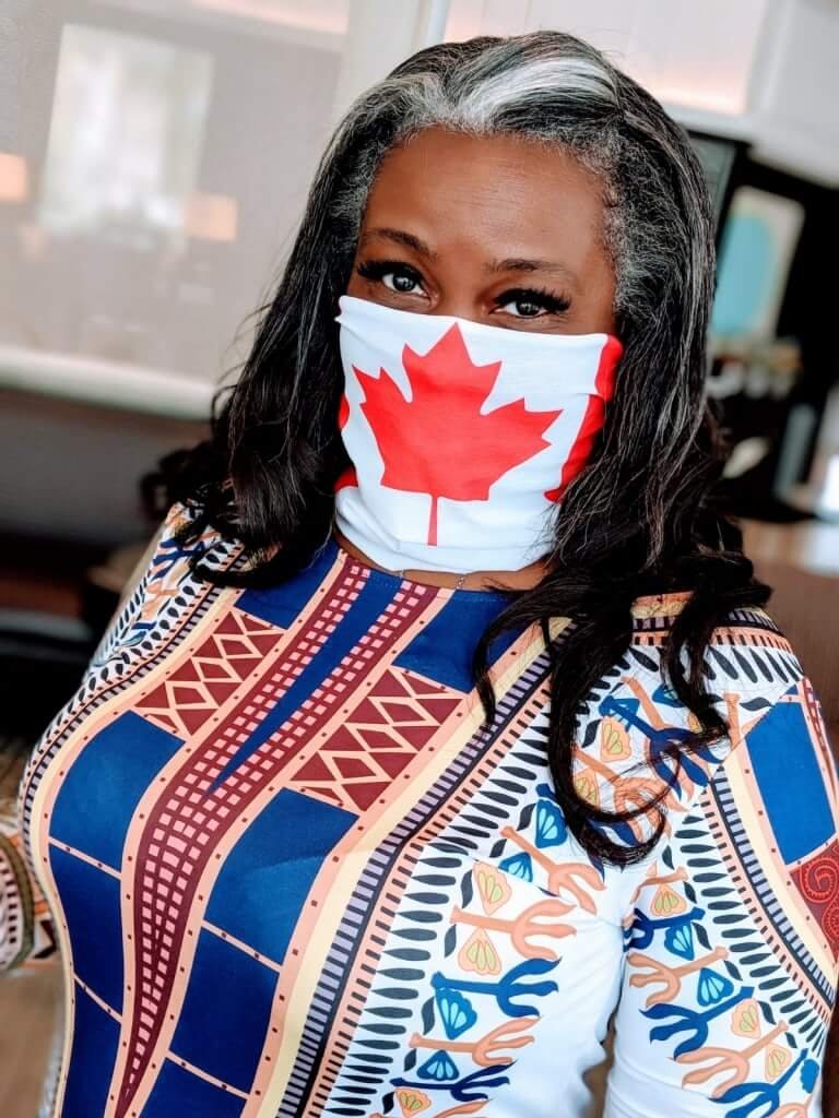 Canada Flag Face Bandana - Cool Face Soca Flag Face Mask Bandanas